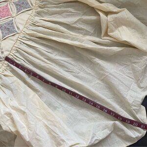 Handmade | Bedding | Vintage Cathedral Window Pattern Quilt Pink Ruffle ...